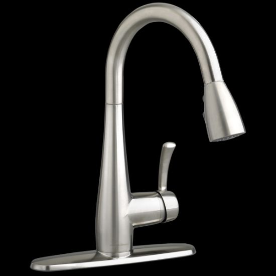 American Standard 4433300.075 Quince Single Handle Lever Kitchen Sink ...