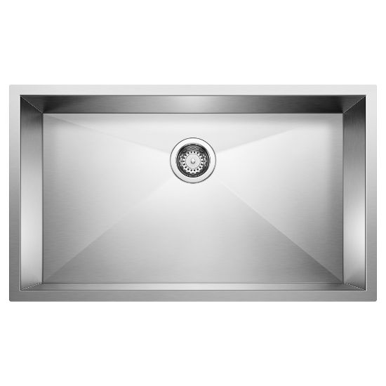 Blanco 400472 Precis ion 32 in. x 18 in. Undermount Satin Polish ...