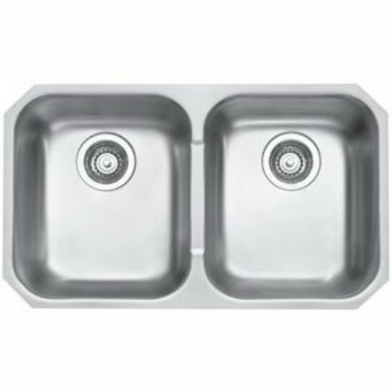 Blanco 401022 Horizon 31 in. x 18 in. Undermount Stainless Steel Dual ...
