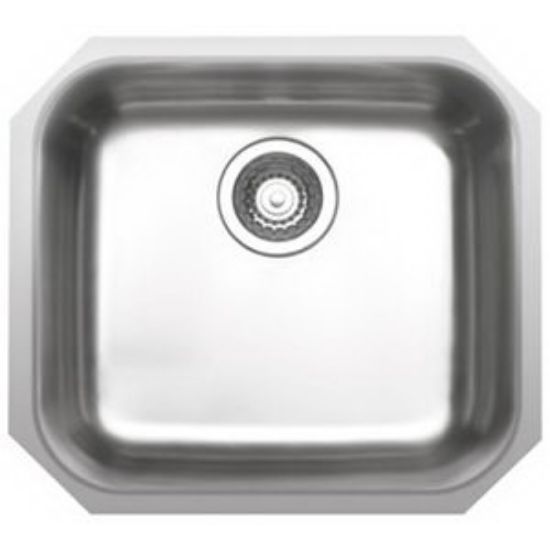 Blanco 401023 Horizon U1 20 in. x 18 in. Undermount Stainless Steel ...