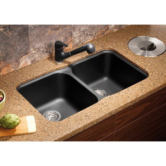 Blanco 401398 Vision 31-1/2 in. x 20-1/2 in. Undermount Granite Kitchen ...