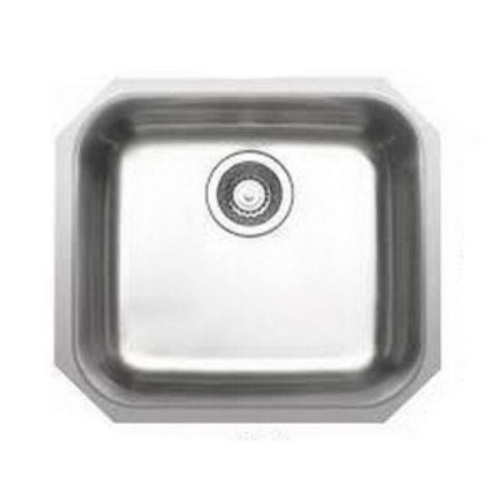 Blanco 401251 Harizon 20 in. x 18 in. Undermount Stainless Steel ...