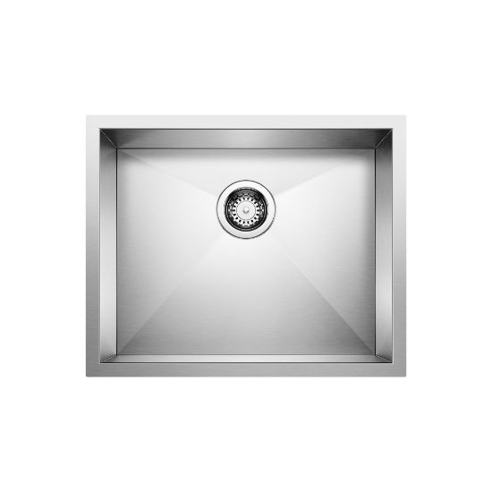 Blanco 401273 Quatrus 22 in. x 18 in. Undermount Satin Polish Kitchen ...