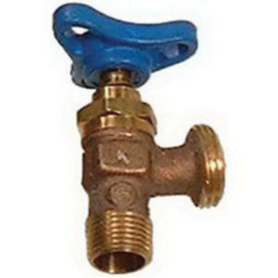 Delta 32W210 3/4 in. Copper x MIP Brass Sediment Faucet Valve ...