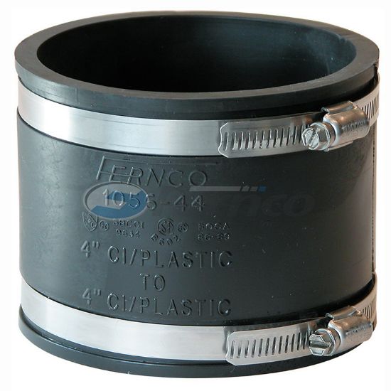 Fernco Connectors Ltd. 1056-44 1056 Series 4 in. Flexible PVC Coupling ...