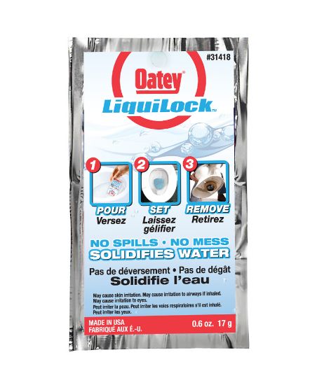 Gélifiant Liquilock Oatey Liquilock 31418 pour cuvettes de toilette, 0 ...