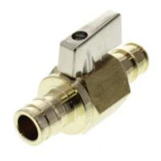 Uponor LF4815050 ProPEX F1960 LF Brass Ball Valve, 1/2 in. PEX x 1/2 in ...