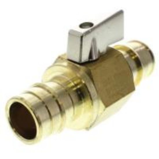 Uponor LF4817575 ProPEX F1960 LF Brass Ball Valve, 3/4 in. PEX x 3/4 in ...