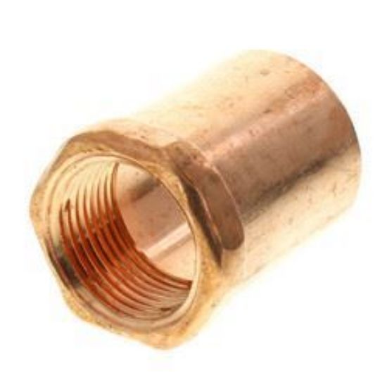 3/4 in. x 1 in. Copper x FIP Wrot Copper Pressure Reducing Adapter ...