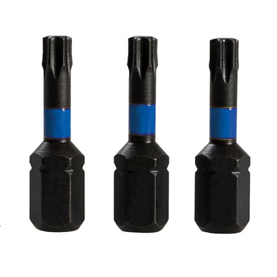 Silverline 967742 Impact Driver Bit , T20 1 in. (25Mm) 3 Pack ...