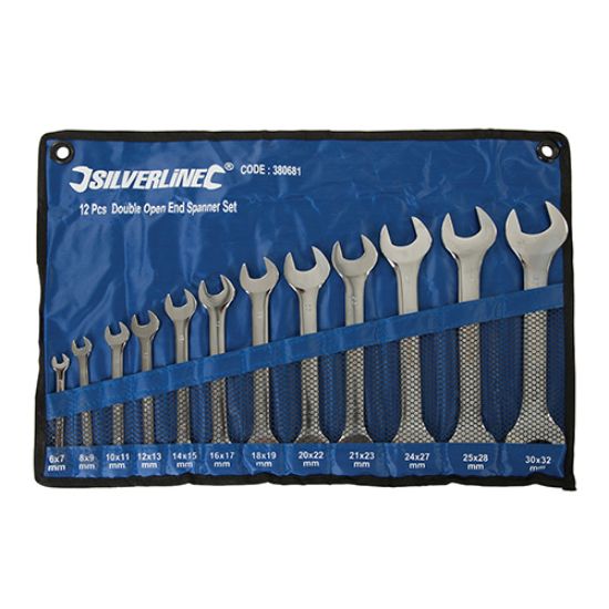 Silverline 751636 Double Open Ended Wrench Set , 6 - 32Mm | Wolseley ...