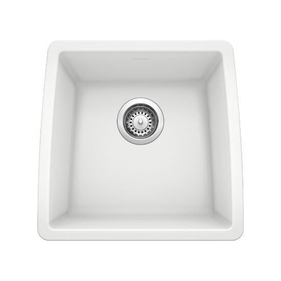 Blanco 402143 Performa 17 in. x 17 in. Undermount Silgranit Bar Sink ...