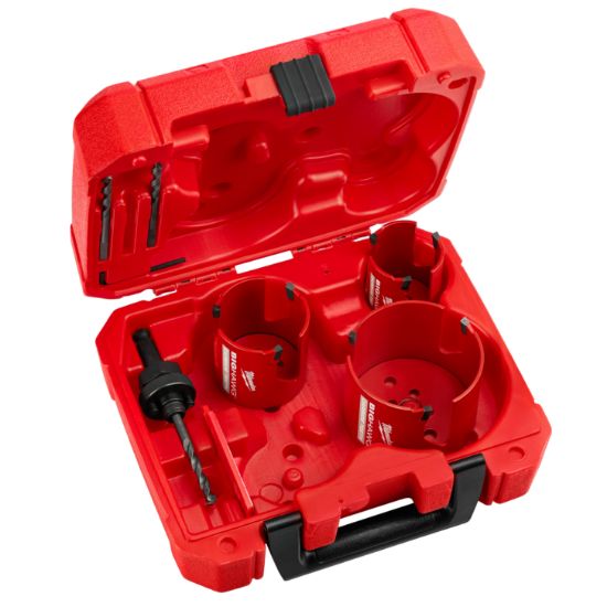Milwaukee 49-56-9280 BIG HAWG Hole Saw with Carbide Teeth Kit (7 Piece ...