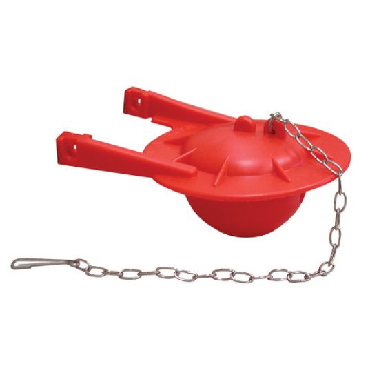 Jones Stephens C04001 3 in. Red Toilet Flapper fits TOTO G-Max ...