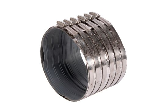 System 15 8 in. x 8 in. Hub PVC DWV Mechanical Joint Coupling, Grey ...