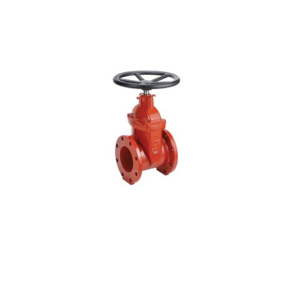 Clow F6102L-6 F-6102 Series 6 in. Flanged Coated Non-Rising Stem Open ...