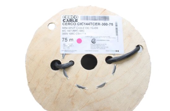 Cerco Cable CIC144TCER-300-75 75 m, 14/4 awg Conductors 300V Cable ...