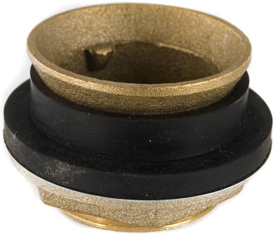 PROFLO PF101 PF100 Series 2 in. x 1-1/2 in. Cast Brass Rubber Closet ...
