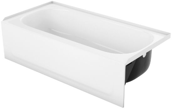 PROFLO PFB16RWH Folsom 60 in. x 30 in. Soaker Alcove Bathtub Right ...