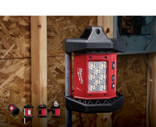 Milwaukee 2361-20 M18 Lithium-Ion Cordless LED Flood Light, 18V ...