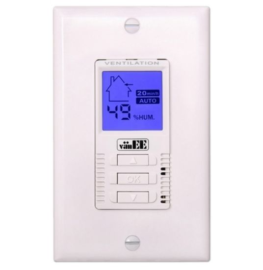 Broan 40300 Deco-Touch Digital Wall Control for PK0514 90H-V ECM ERV ...